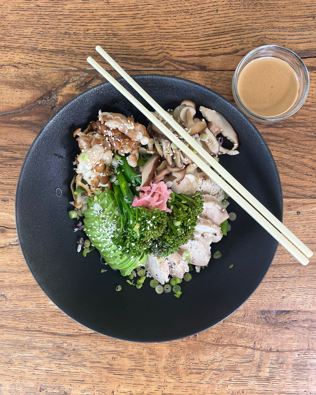 Chicken teriyaki poke bowl - Not a Chef